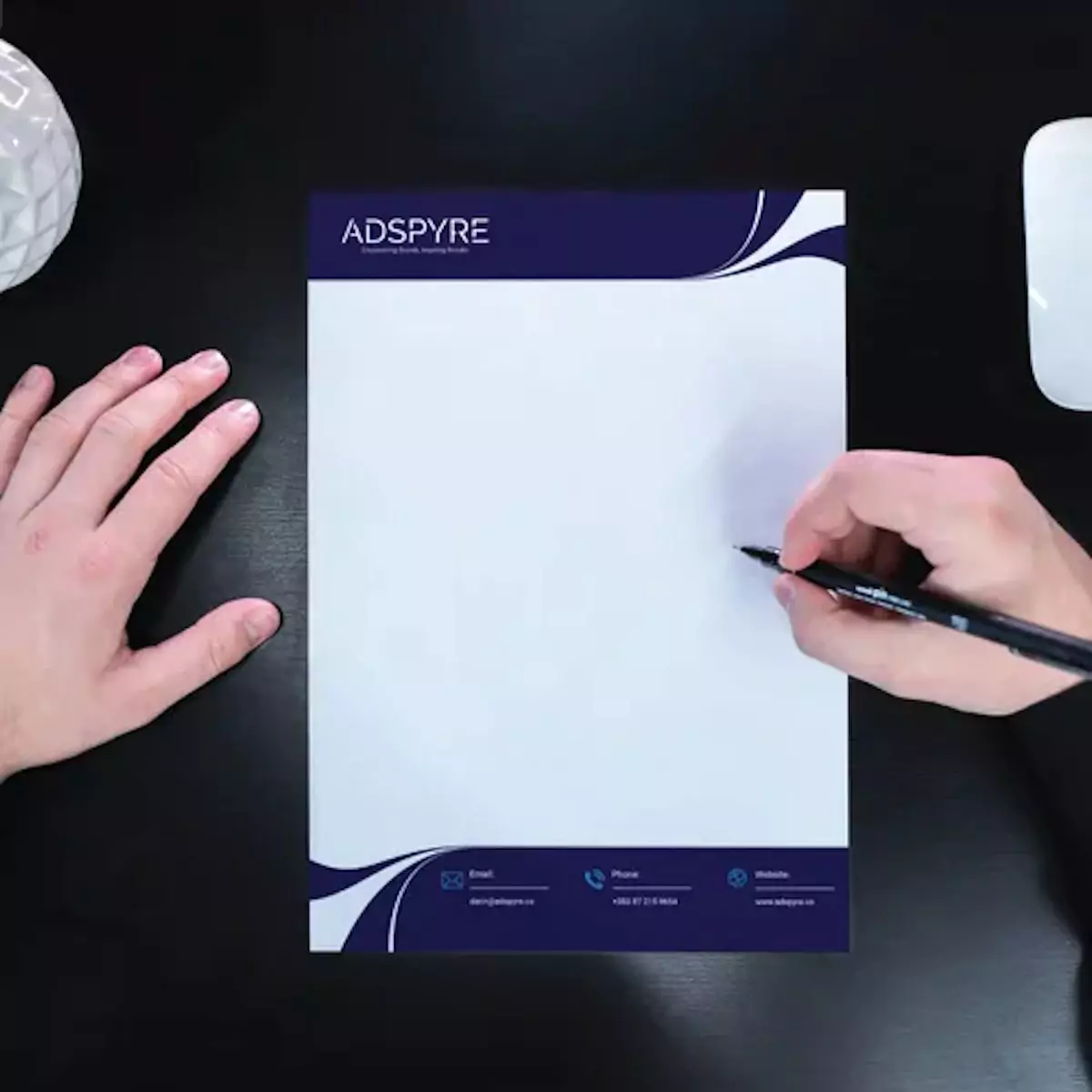 Adspyre - Letterhead | Midnight Monkey