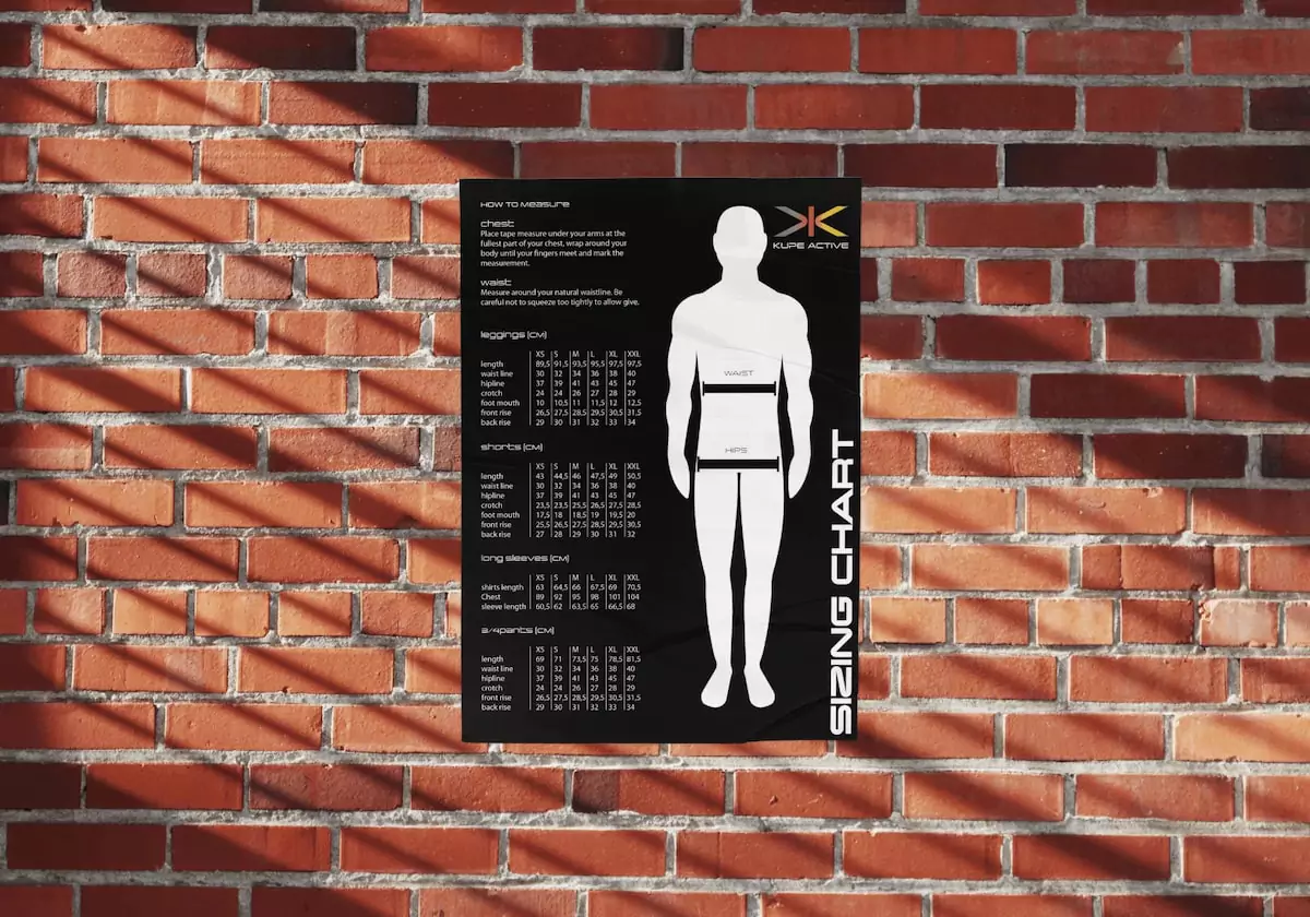 Kupe Active - Sizing Chart | Midnight Monkey