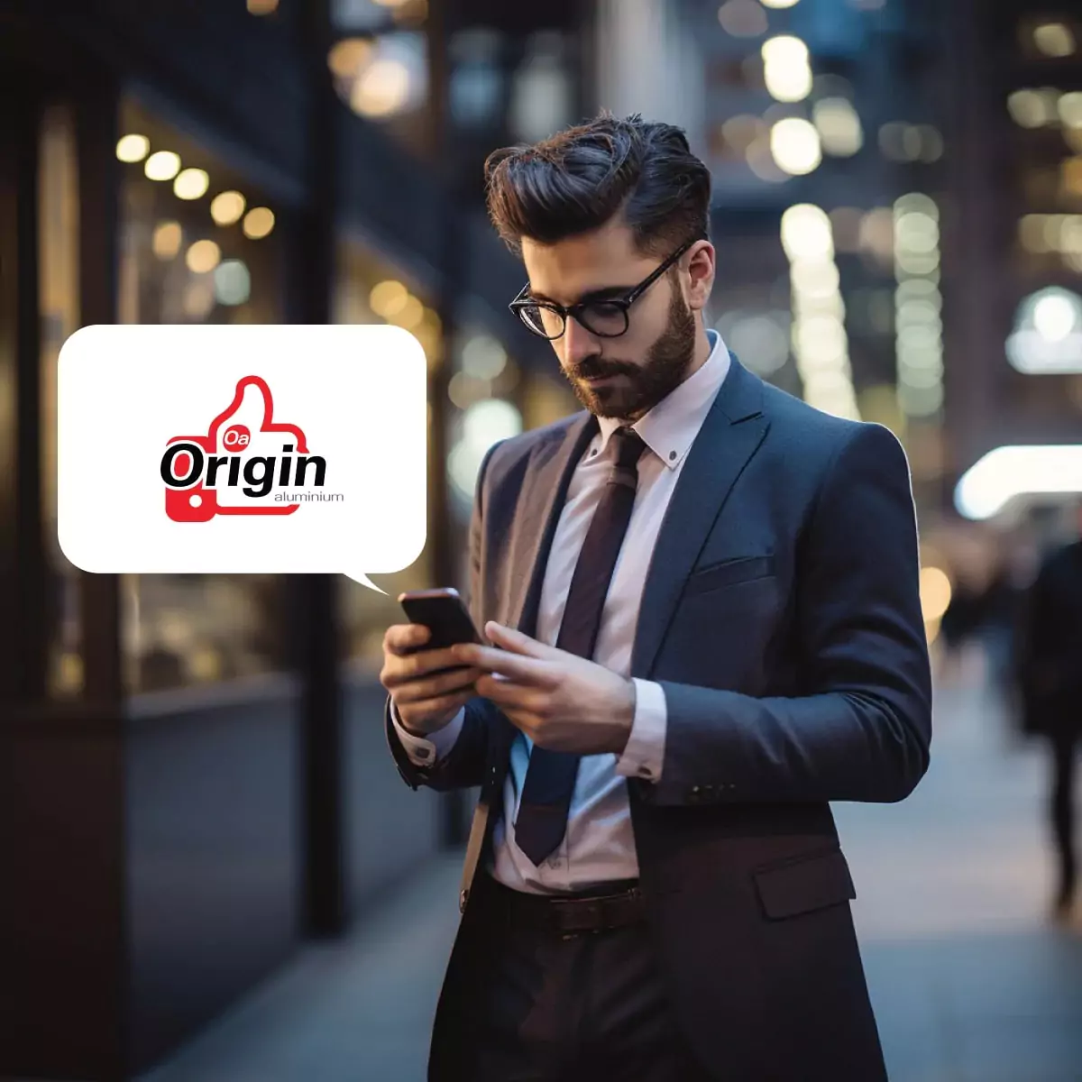 Origin Aluminium - Whatsapp Sticker | Midnight Monkey